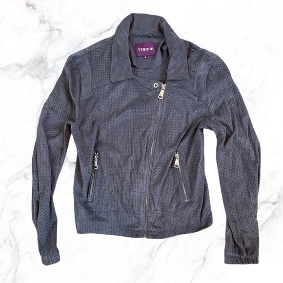 Vigoss | Jackets & Coats | Vigoss Ladies Perforated Moto Jacket | Poshmark